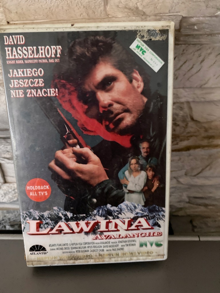 Lawina VHS David Hasselhoff - 12945539774 - oficjalne archiwum Allegro