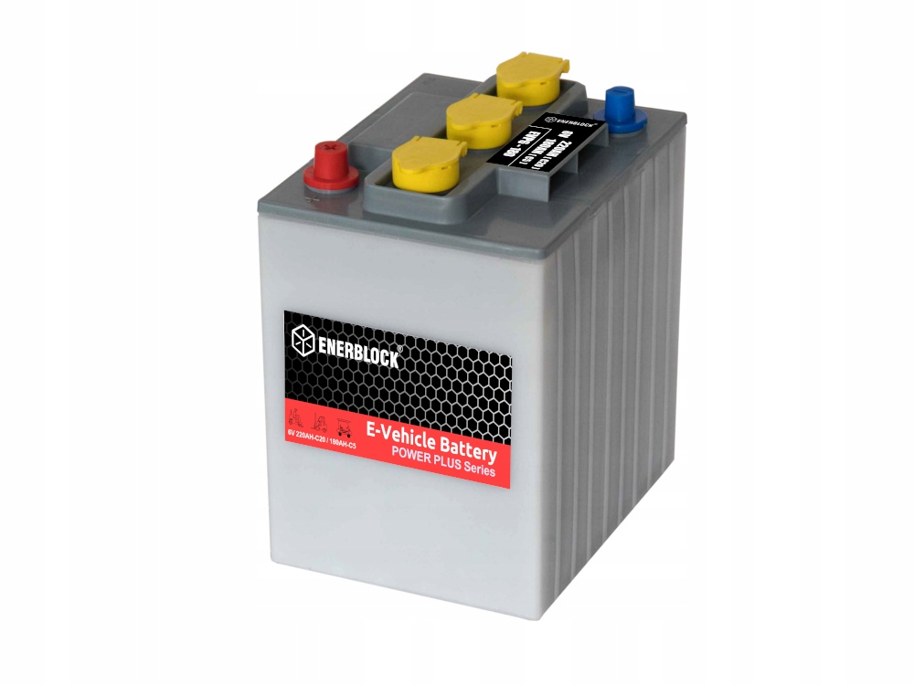 AKUMULATOR TRAKCYJNY 6V 220AH - PANCERNE PŁYTY - 12477026360 ...