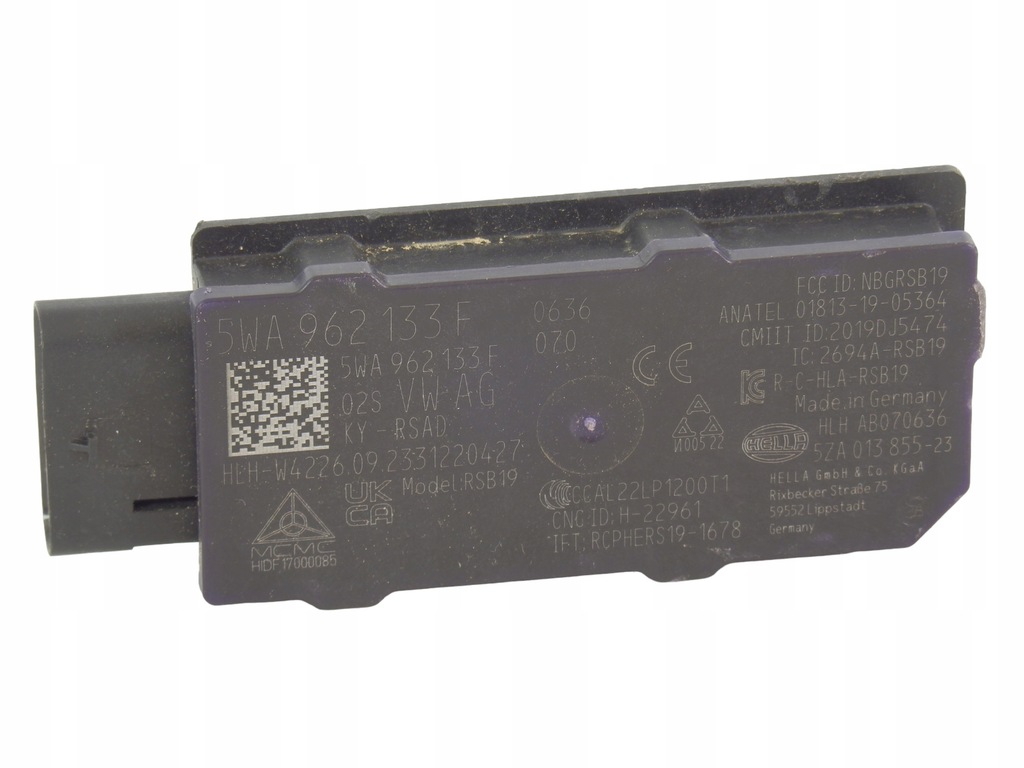 ANTENA WZMACNIACZ ANTENY KESSY AUDI VW SEAT SKODA 5WA962133F ...