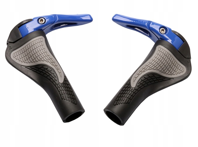 CHWYTY RĄCZKI KIEROWNICY ROGI GUMOWE ROWEROWE MTB - 8133384652 ...