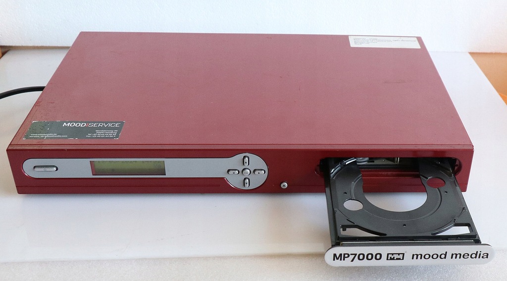 Mood Media MP7000 Professional 80GB HDD Drive Network CD Audio Media ...