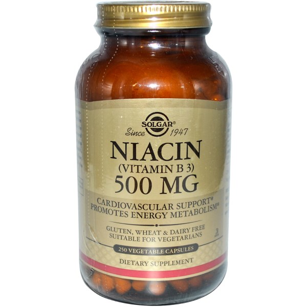 SOLGAR Niacin 500 mg - 250 kapsułek Niacyna B 3 - 6732183898 ...