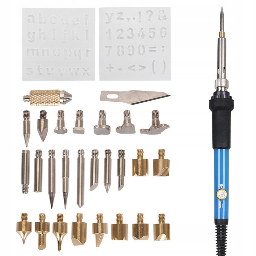 Pirograf Wypalarka do Drewna Zestaw TOOLCRAFT 28EL - 12570477035 ...