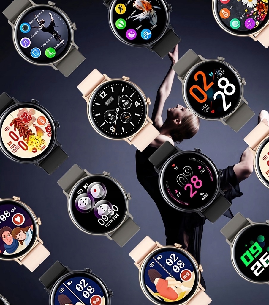 Купить Умные часы ЖЕНСКИЕ ЧАСЫ ЗВОНКИ ЭКГ ПУЛЬС PL МЕНЮ: отзывы, фото и характеристики на Aredi ...