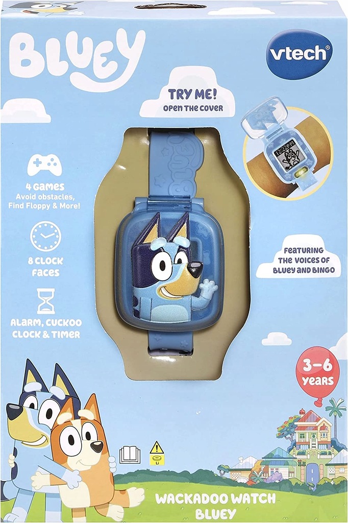 VTECH Bluey Wackadoo Watch Bluey Zegarek - 13562170214 - oficjalne ...