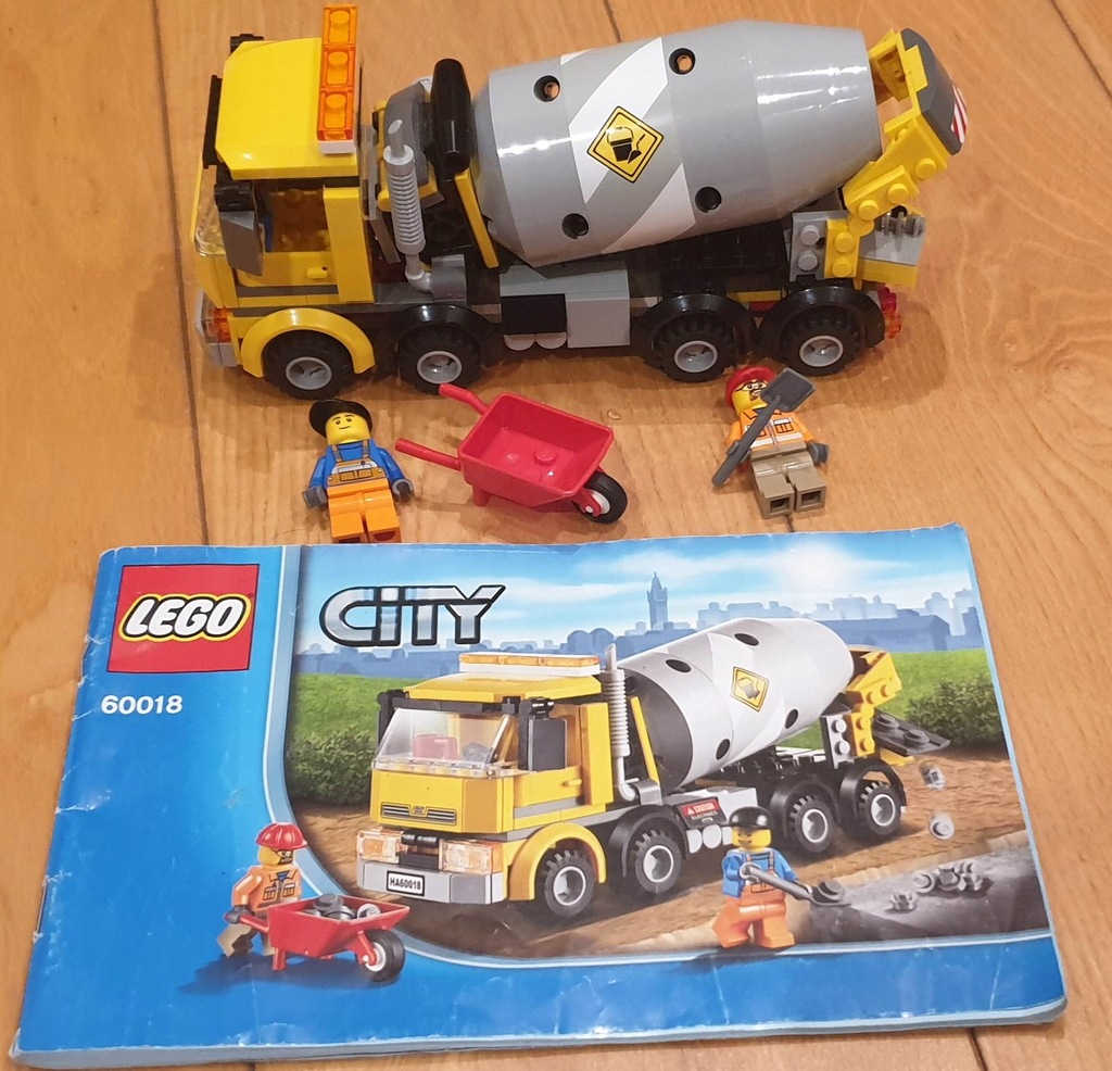 Lego City Betoniarka 60018 - 9109858228 - oficjalne archiwum Allegro