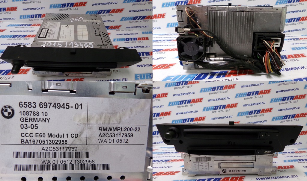 BMW 5 E60 E61 NAWIGACJA PROFESSIONAL CCC NAVI - 11282638209 - oficjalne ...