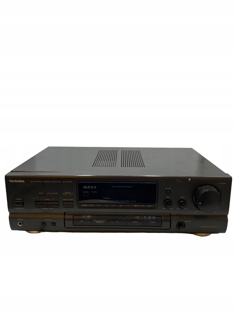 Amplituner Technics SA-GX180 2.0 czarny - 13934053851 - oficjalne archiwum Allegro