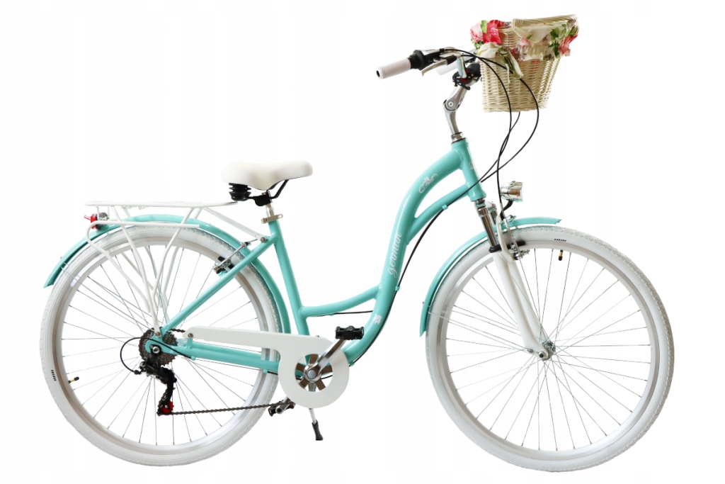 Rower miejski German beach cruiser 28 Lazurowy alu - 12196168070 ...