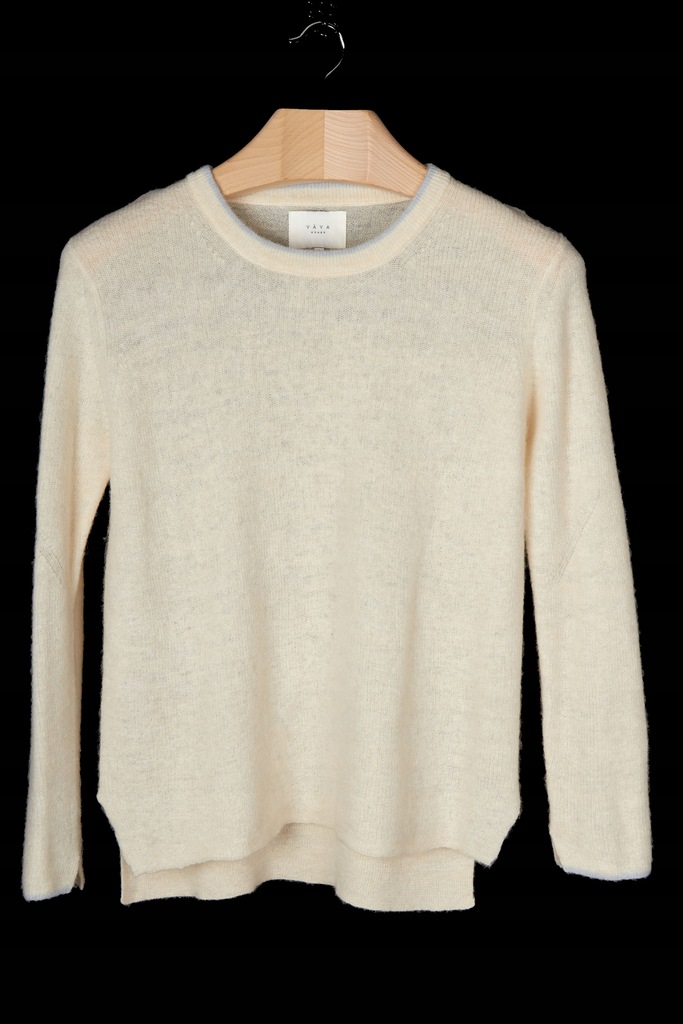 YAYA - mięciutki luźny sweter piękny kolor cream - L - 14750660110 ...