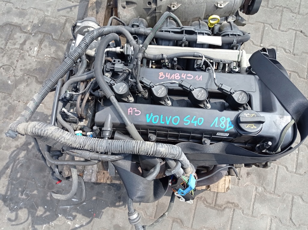 SILNIK KOMPLETNY VOLVO V50 S40 II 1.8 B B4184S11 - 14057834981 - oficjalne archiwum Allegro