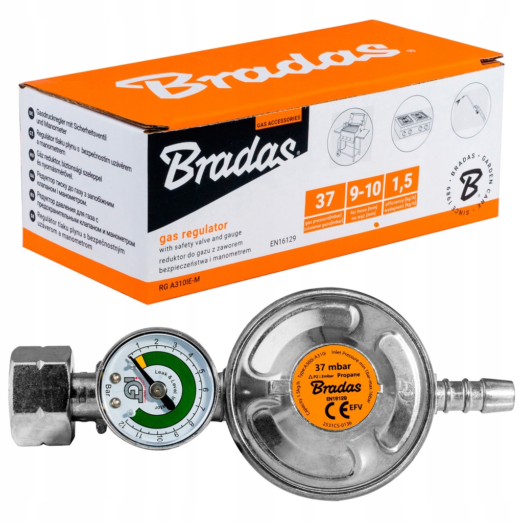 REDUKTOR GAZU BUTLI 11KG PROPAN Z MANOMETREM - 12648176283 - oficjalne archiwum Allegro