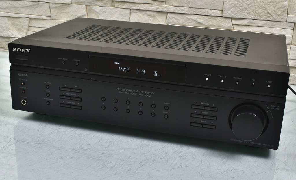 SONY STR-DE197 Nowoczesny amplituner stereo z RDS - 12472247738 ...