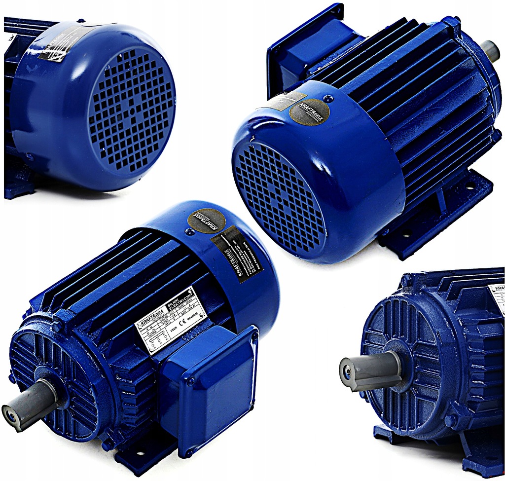 SILNIK ELEKTRYCZNY 3 FAZOWY 2,2kW 2840r KRAFT 380V - 8955472428 - oficjalne archiwum Allegro