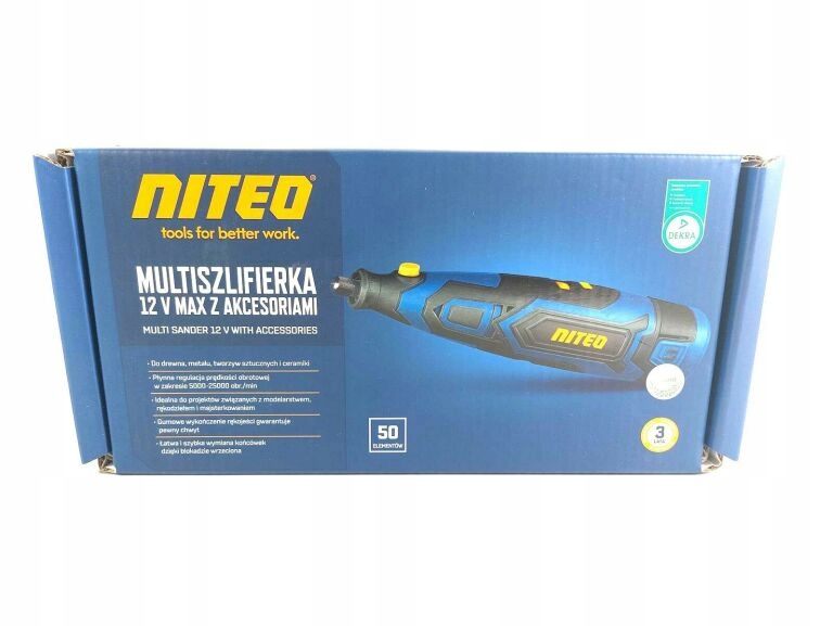 MULTISZLIFIERKA AKUMULATOROWA 12V NITEO TOOLS - 11674880457 - oficjalne archiwum Allegro