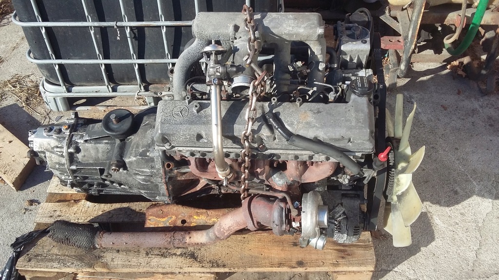 Silnik Sprinter 312 D 2.9 TD Kompletny Skrzynia - 7580757151 ...