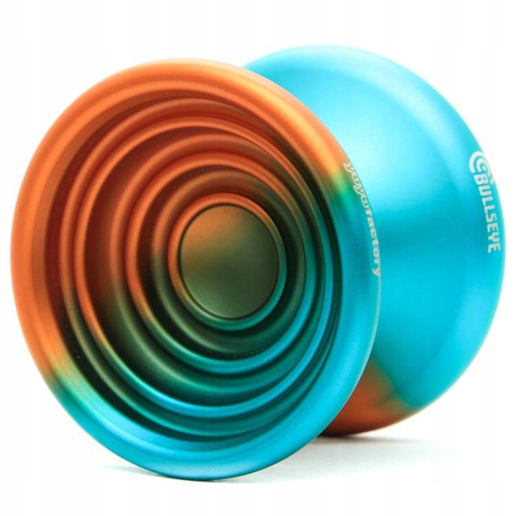 Yoyo Metalowe YoYoFactory Bullseye Orange Teal - 14102587485 ...