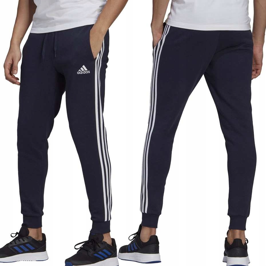 Spodnie dresowe Adidas męskie bawełniane dresy S - 11520917019 - oficjalne archiwum Allegro