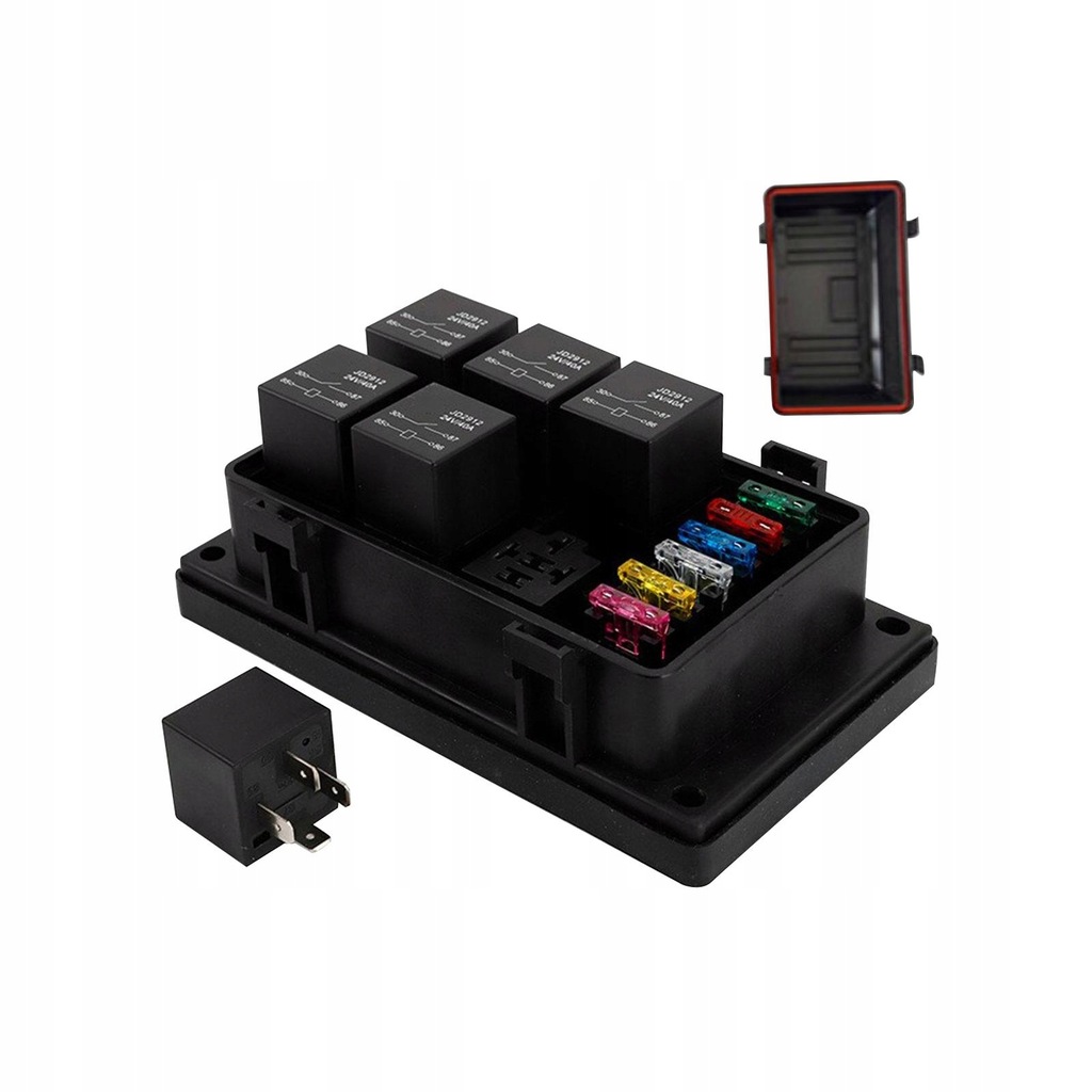 Car Relay Fuse Universal Fuse Relay Box 24V 4Pin - 13709975710 ...