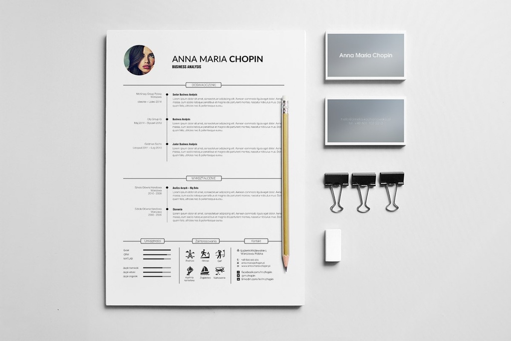 CV INNE NIŻ WSZYSTKIE | CV +LM | WORD | MINIMALIST - 8344729401 - oficjalne archiwum Allegro