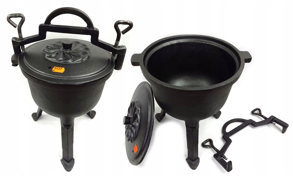 KOCIOŁEK ŻELIWNY MISS KITCHEN 4L - 13966889910 - oficjalne archiwum Allegro