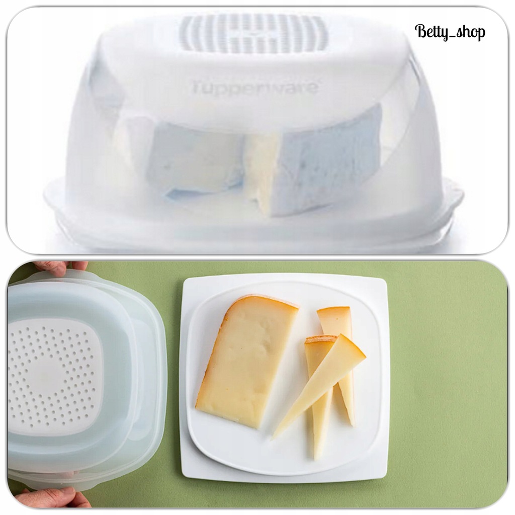 TUPPERWARE pojemnik na ser MINI Cheesmart Kwadrat - 17219725260 ...