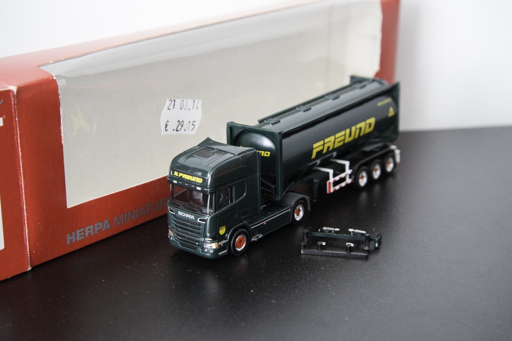 Herpa 303248 Scania R Freund silos kontener - 13694510513 - oficjalne ...