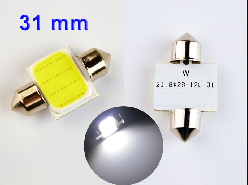 ŻARÓWKA RURKOWA 31mm RURKA COB 12x LED C5W C10W - 7358675987 ... ŻARÓWKA RURKOWA 31mm RURKA COB 12x LED C5W C10W - 7358675987 ...