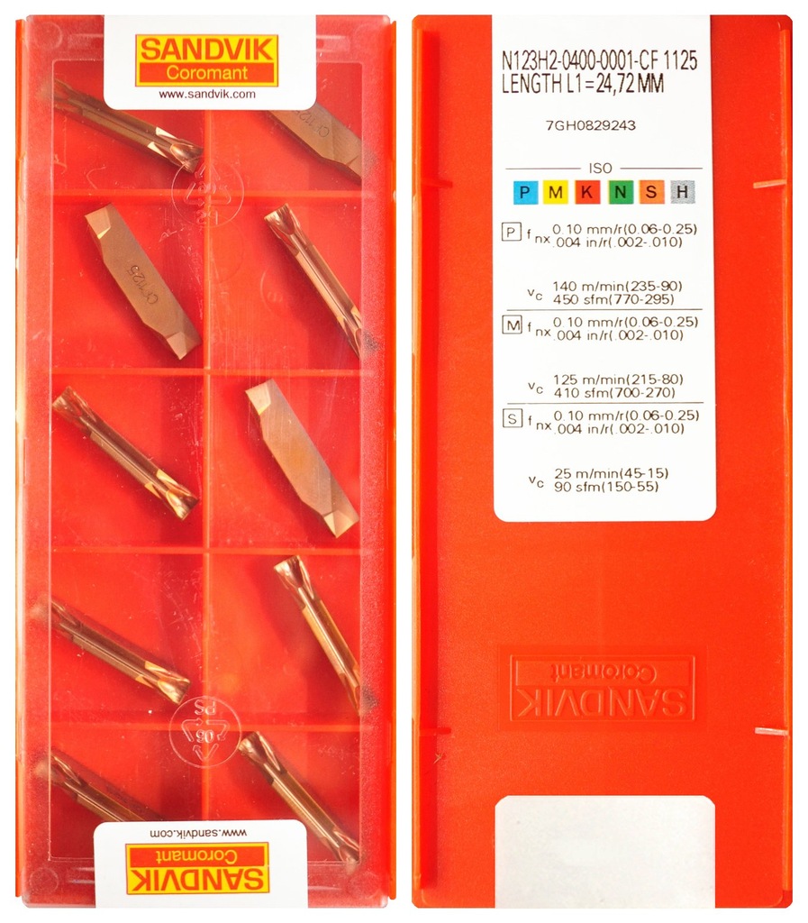 PŁYTKI N123H2-0400-0001-CF 1125 SANDVIK ***FV*** - 7292479682 ...