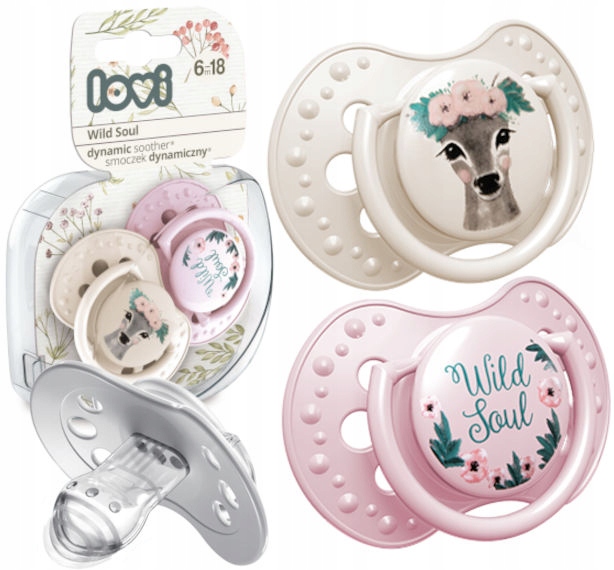 LOVI Smoczek Dynamiczny ORTODONTYCZNY 6-18m 2 szt. - 11170858562 - oficjalne archiwum Allegro