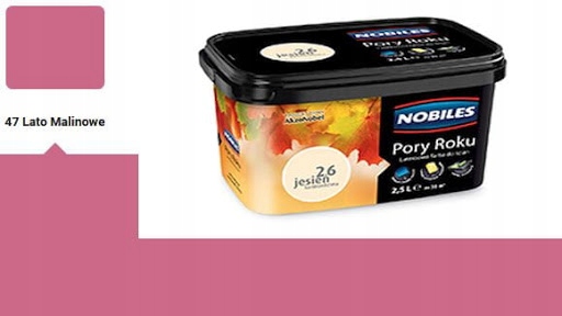 FARBA Nobiles Pory Roku Lato MALINOWE 2,5L - 10479728814 - oficjalne ...