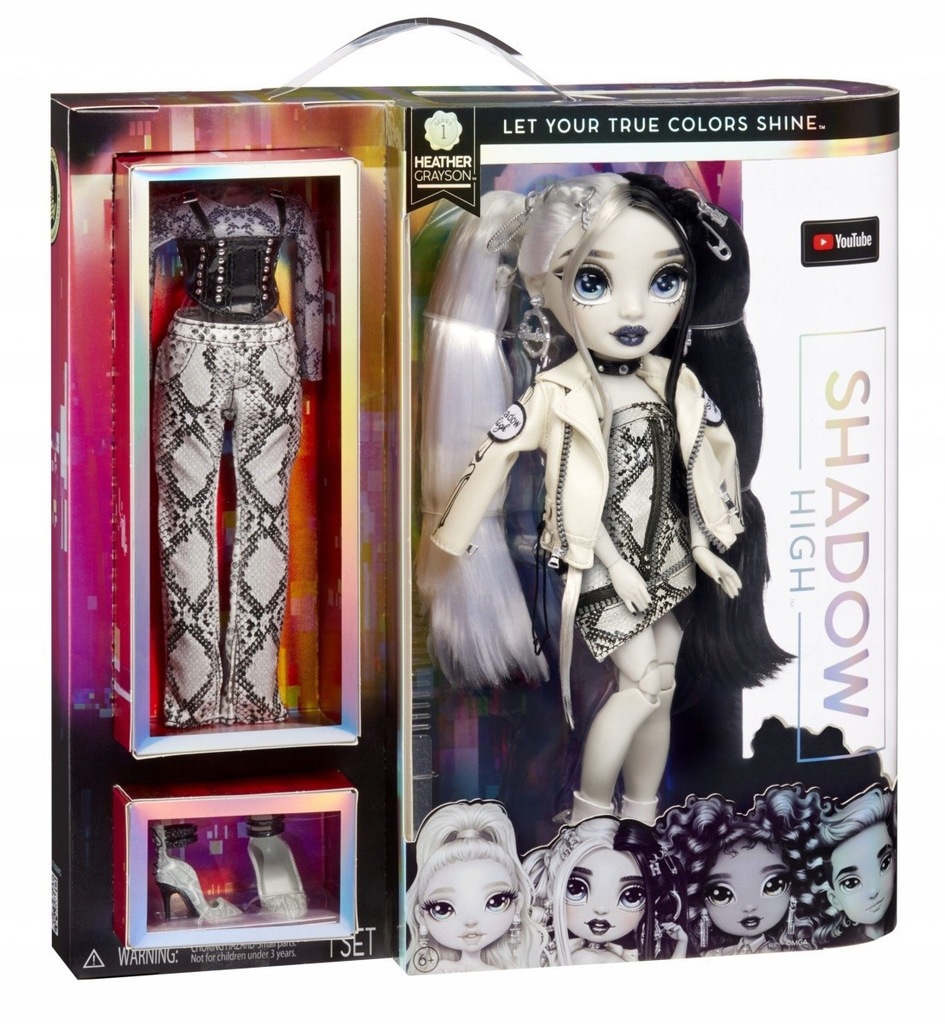 Lalka Rainbow High Shadow High Heather Grayson - 12680167405 ...