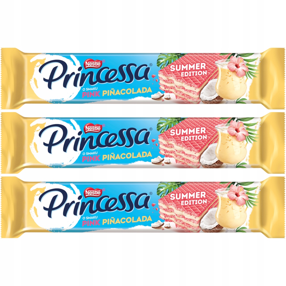 Nestle Princessa Wafelek o smaku pinacolada 3x 37g - 12038270808 ...