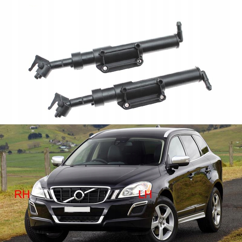 For Volvo XC60 2009-2013 Front Headlight Washer Pump Nozzle Spray ...