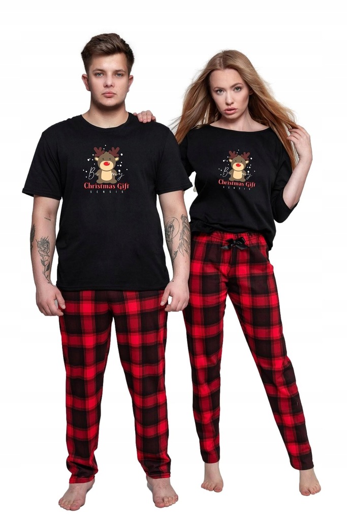 Piżama dla PAR Świąteczna Sensis BE MY TEDDY L - 12936138576 ...