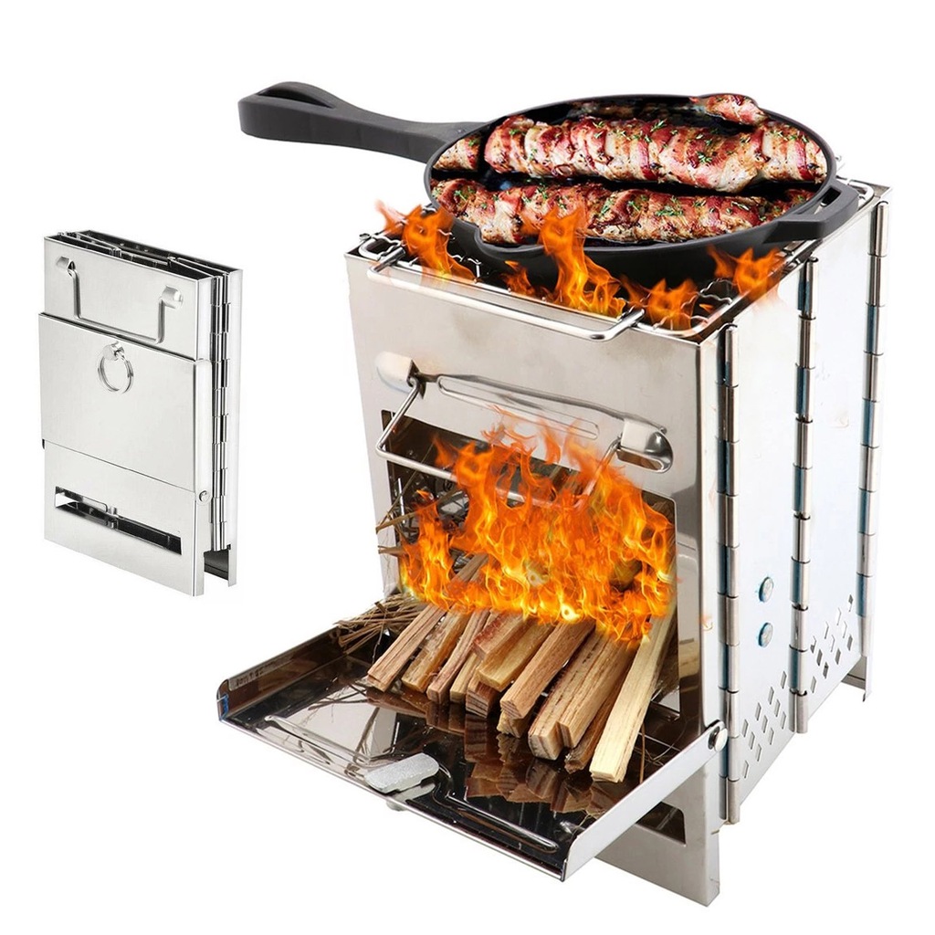 GRILL PIEC PRZENOŚNY DO TURYSTYCZNY OGROD Składany - 12344414868 ...