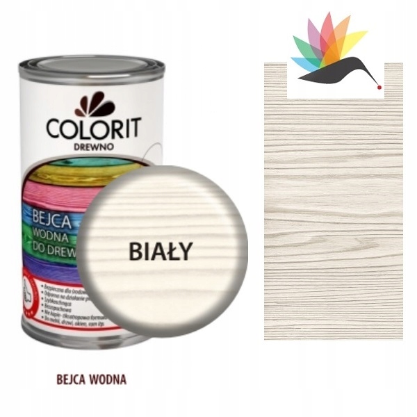 Bejca Wodna Do Drewna Colorit 0,5 l BIAŁY - 7862307148 - oficjalne ...