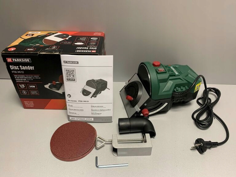 SZLIFIERKA TARCZOWA PARKSIDE PTSG 140 C2 WARTO! - 12024699950 ...