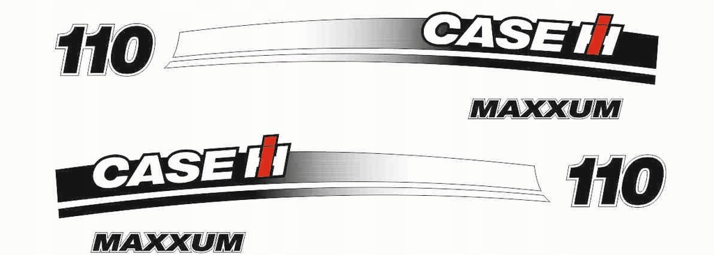 Case 110 maxxum naklejki naklejka - 8799288320 - oficjalne archiwum Allegro