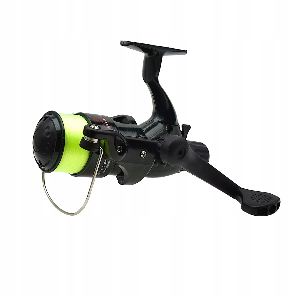 KOŁOWROTEK WĘDKARSKI Rumpol CB440 4BB 4 ŁOŻYSKA z nawiniętą żyłką ...