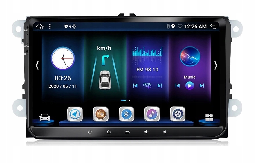 RADIO 2 DIN ANDROID VW PASSAT B6 B7 GOLF V 5 VI 6 - 10691324287 - oficjalne archiwum Allegro