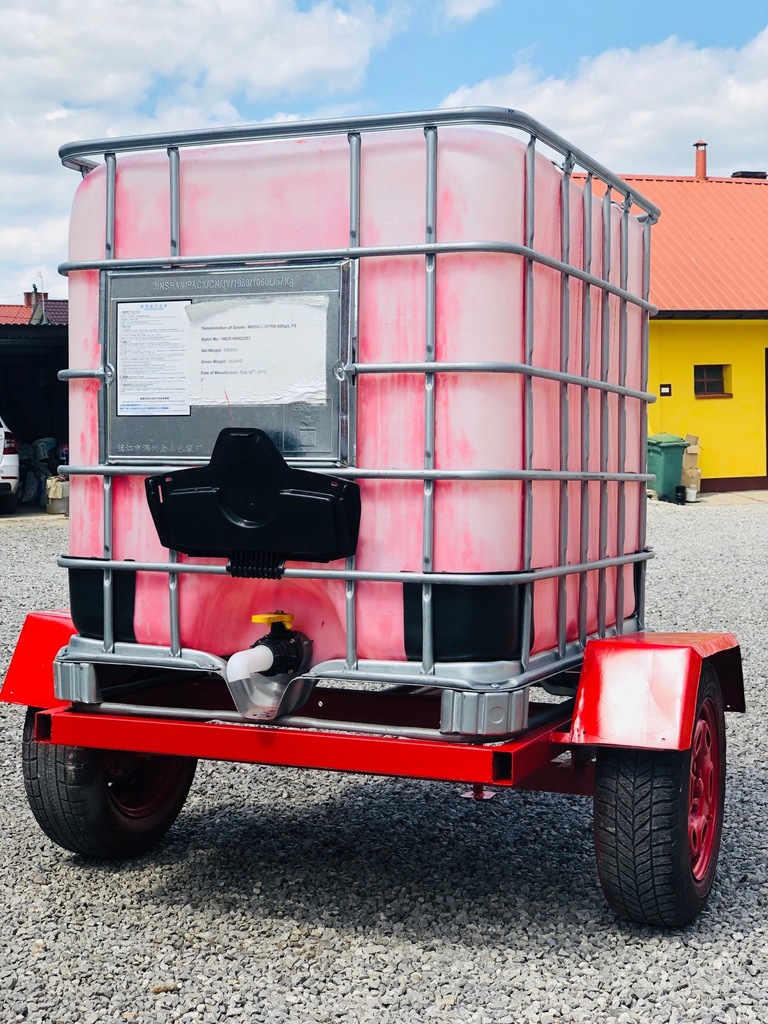 Beczka 1000l mauzer zbiornik deszczówka woda susza - 9322786316 ...