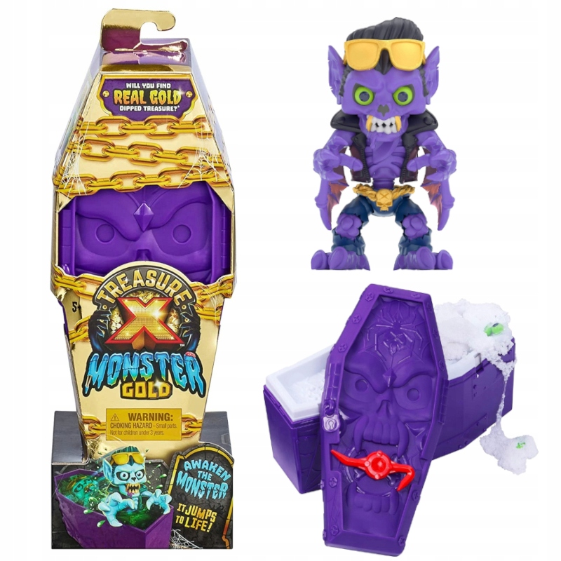 TREASURE X MONSTER GOLD REAL FIGURKA POTWORY 5+ - 13740569219 ...