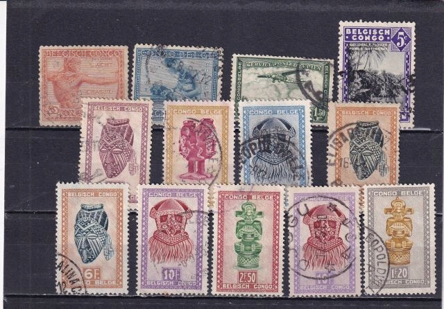 Kolonie Belgijskie. 1938 . Kongo . Kasow - 15173080482 - oficjalne ...