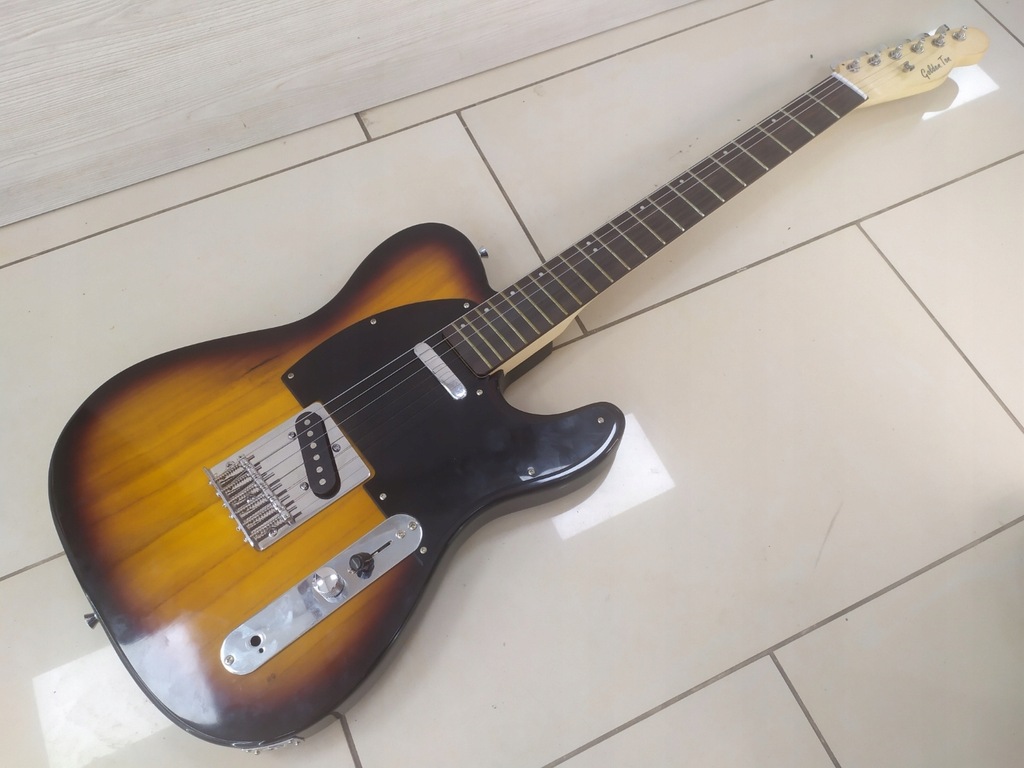 GITARA ELEKTRYCZNA GOLDEN TON + WZMACNIACZ - 11504251714 - oficjalne ...