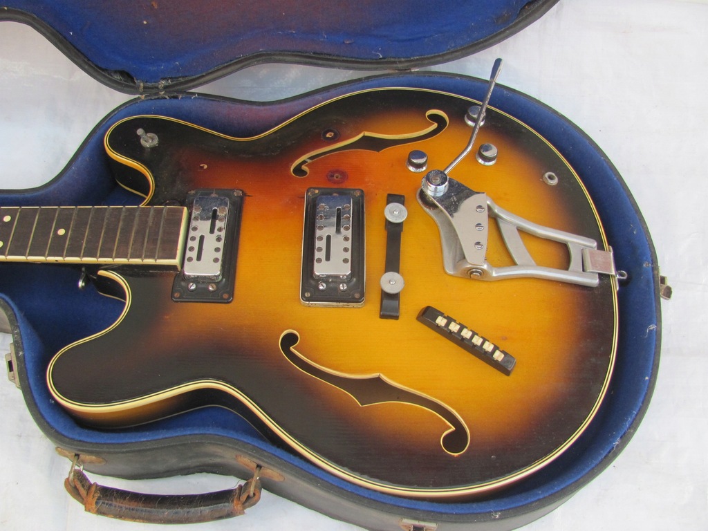 STARA GITARA ELEKTRYCZNA MUSIMA JOLANA DEFIL - 12722232476 - oficjalne ...