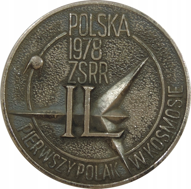 MEDAL - PIERWSZY POLAK W KOSMOSIE - MD1022 - 12481535251 - oficjalne archiwum Allegro