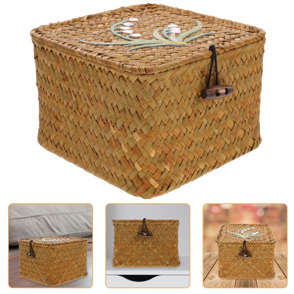 Wedding Favor Boxes Empty Rattan Gift Box - 13424854273 - oficjalne ...