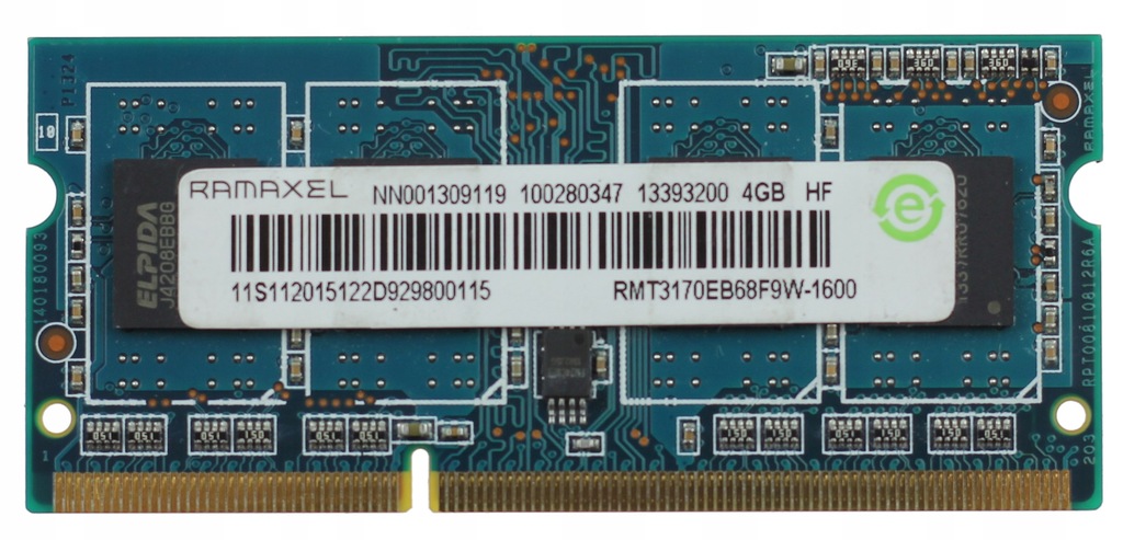 4GB 1600MHz DDR3L RAMAXEL PC3L 1.35 RMT3170EB68F9W - 7638393903 - oficjalne archiwum Allegro