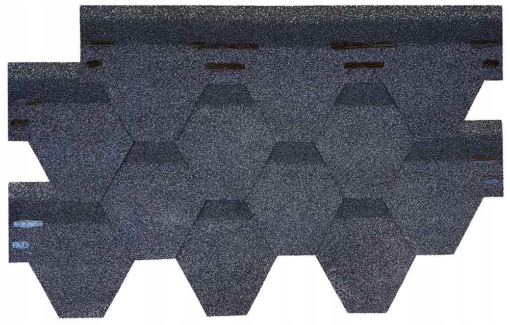 GONT BITUMICZNY plaster miodu szary grafit - 10549409509 - oficjalne archiwum Allegro